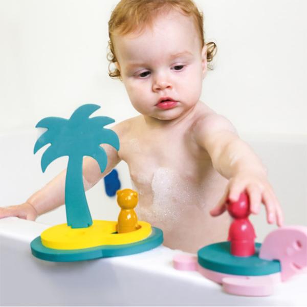 Treasure Island Bath Puzzles | Quutopia | Foam Bath Toys – Tuli Kids
