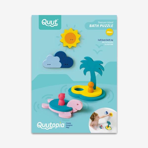 Treasure Island Bath Puzzles | Quutopia | Foam Bath Toys – Tuli Kids
